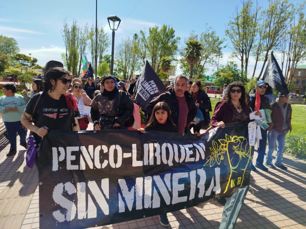 Penco marchó contra la minería de tierras raras | Observatorio de ...